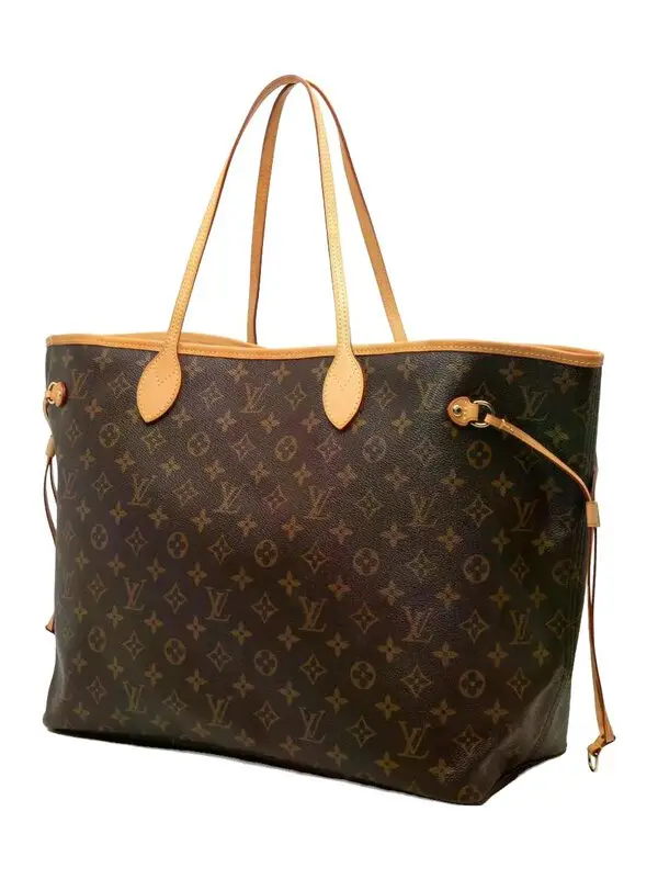 LOUIS VUITTON Monogram Neverfull Gm Tote Bag - Brown