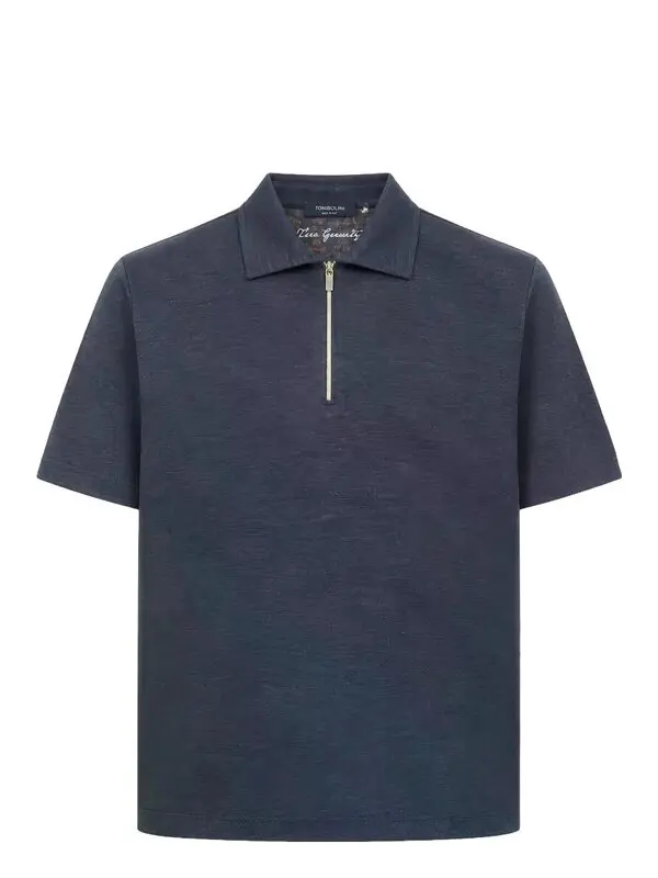 TOMBOLINI Zip-fastening Polo Shirt - Blue