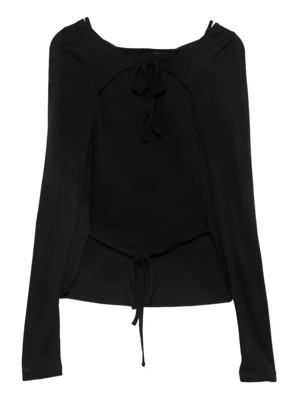 Eckhaus Latta Long Sleeve T-shirt - Black