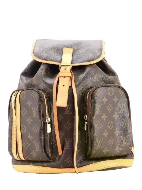 LOUIS VUITTON Bosphore Monogram Canvas Backpack - Brown