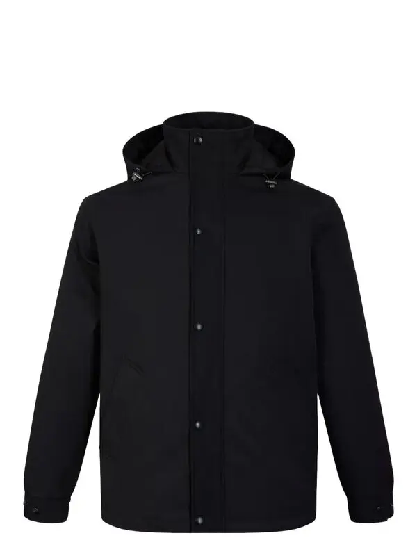 FURSAC Hooded Zip-up Parka - Black