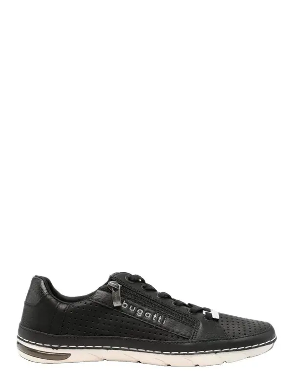 BUGATTI Perforated Side-zip Sneakers - Black