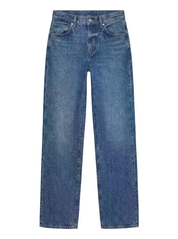 REFORMATION 90s Val Straight-leg Jeans - Blue