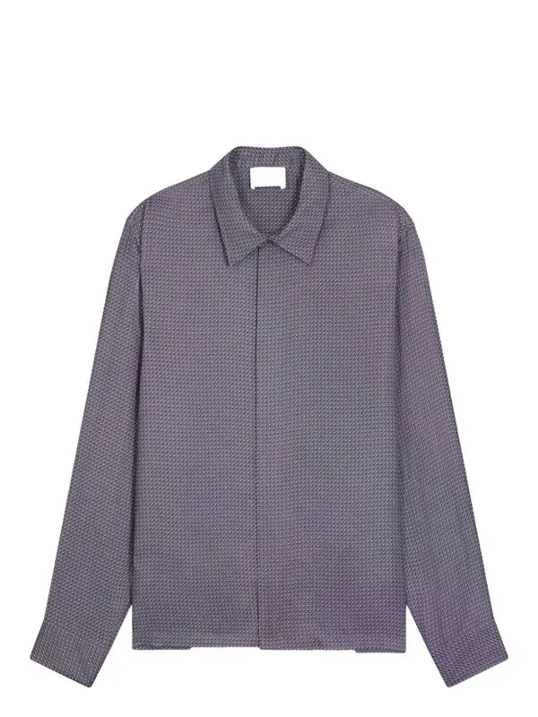 FURSAC Polka-dot Long-sleeve Shirt - Grey