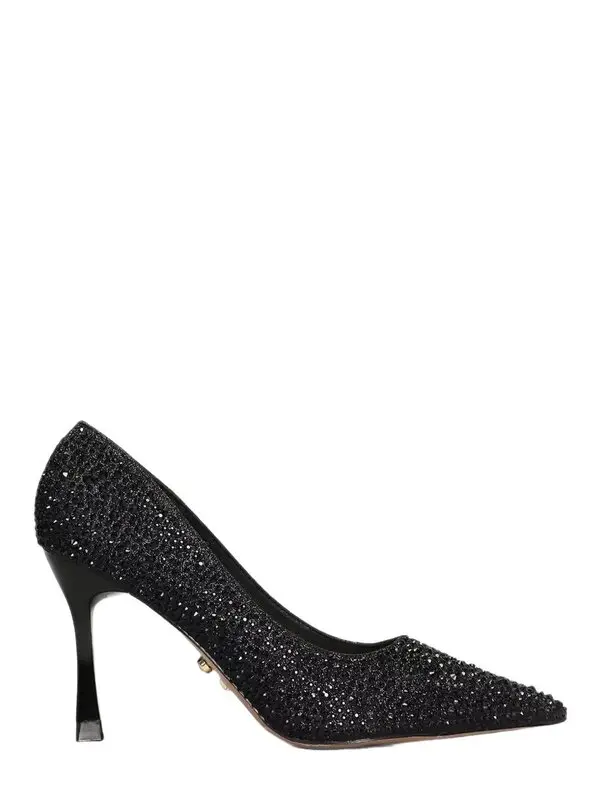 TWENTY FOURHAITCH Teylor Crystal-embellished Pointed-toe Pumps - Black
