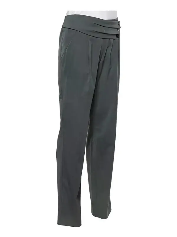 Emporio Armani Pleated Waist Trousers - Grey