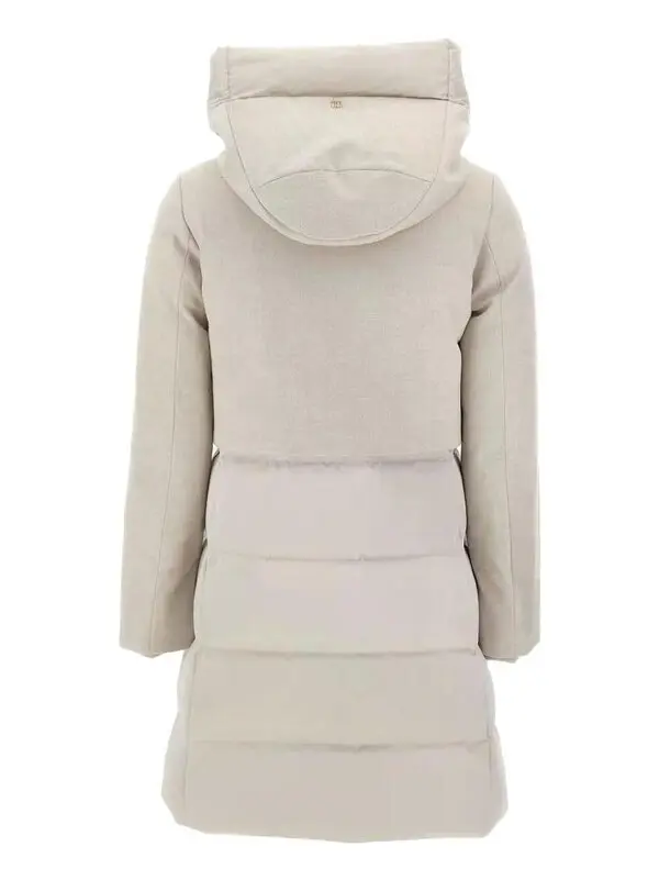 DUNO Balloon Prato Mestre Padded Coat - Neutrals