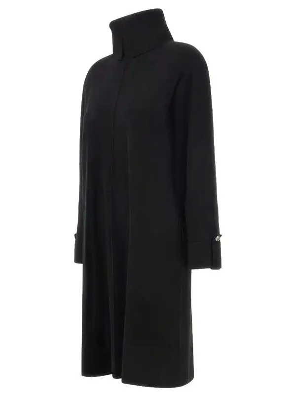 ELENA MIRÒ Raised-seam Long-sleeve Dress - Black