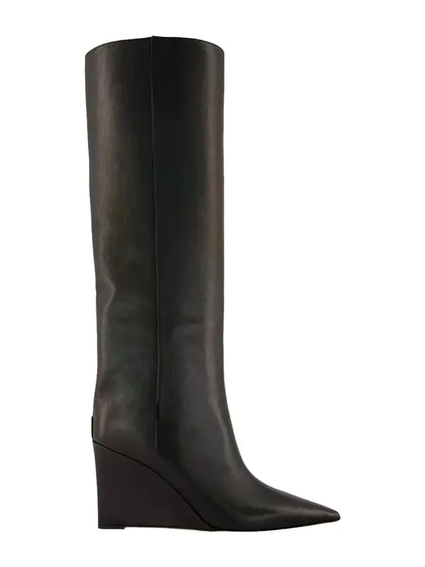 JIMMY CHOO Blake 85 Wedge Heel Knee-high Boots - Black