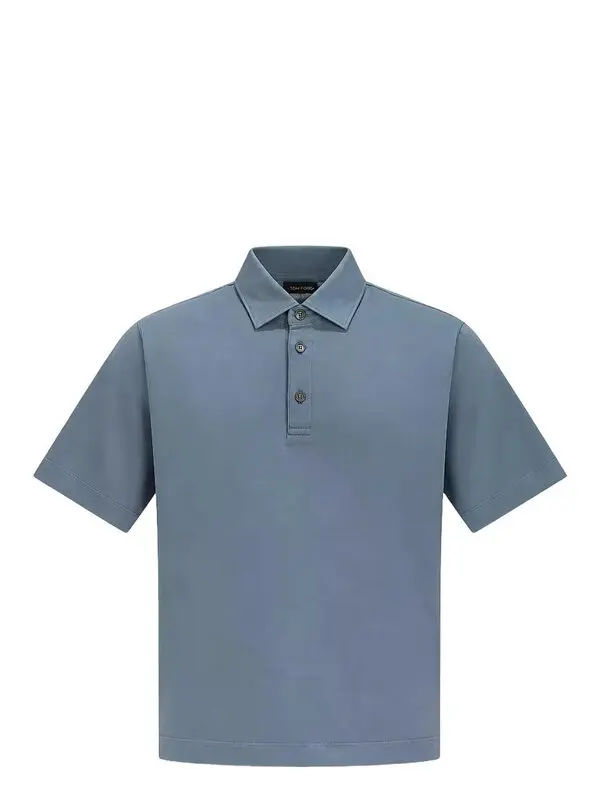 TOMBOLINI Short-sleeve Polo Shirt - Blue