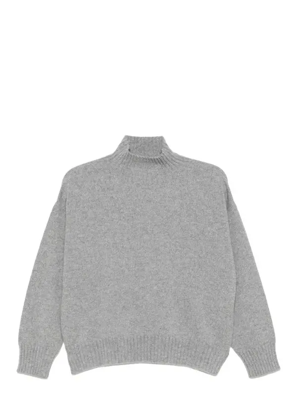 D.exterior High-neck Cashmere Sweater - Grey