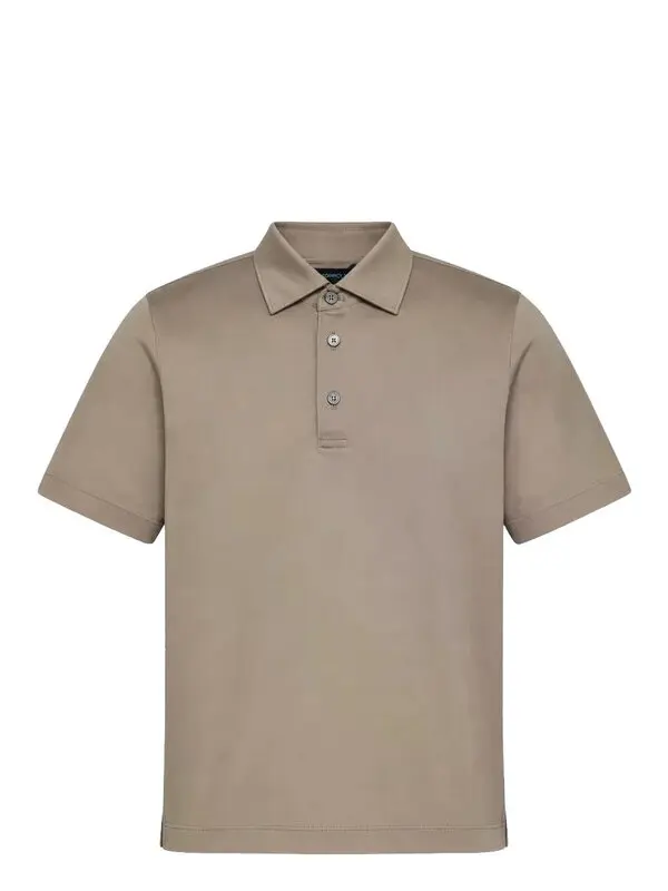 TOMBOLINI Short-sleeve Polo Shirt - Neutrals