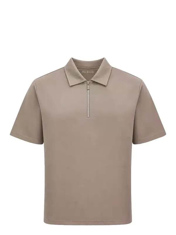 TOMBOLINI Zero Gravity Zip-fastening Polo Shirt - Neutrals