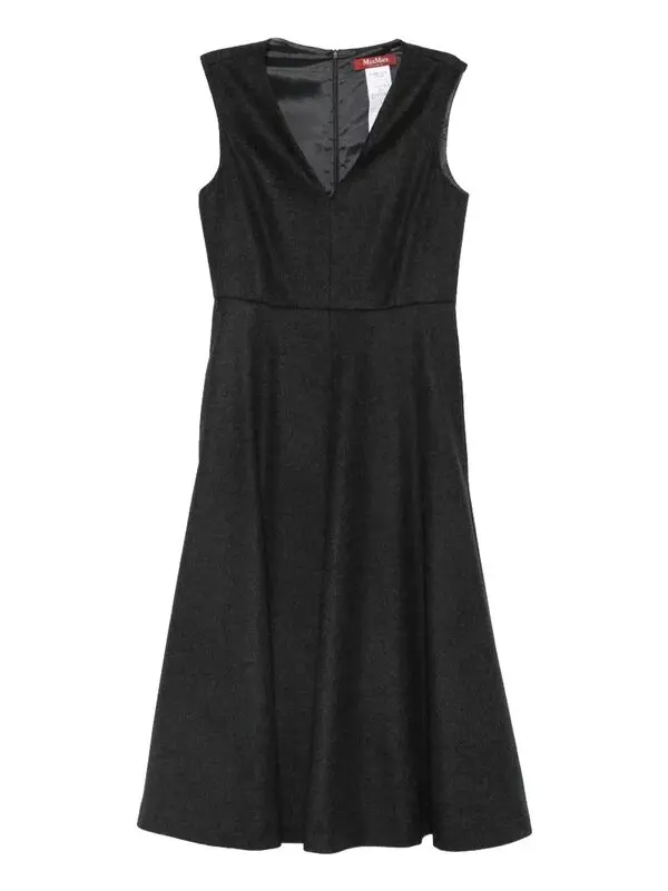 Max Mara Sleeveless Midi Dress - Grey