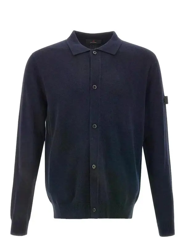 Peuterey Logo Button-up Cardigan - Blue