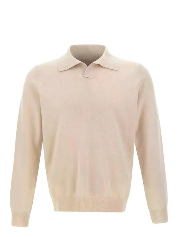 KANGRA Virgin-wool Long-sleeve Shirt - Neutrals