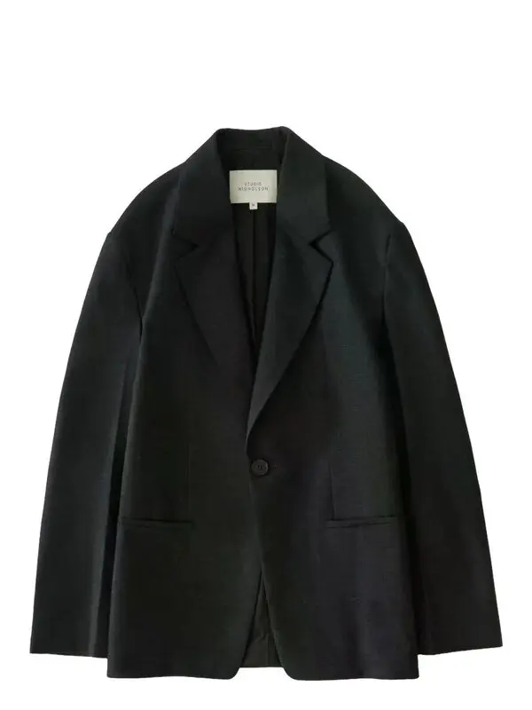 Studio Nicholson Fenn Single-breasted Blazer - Grey