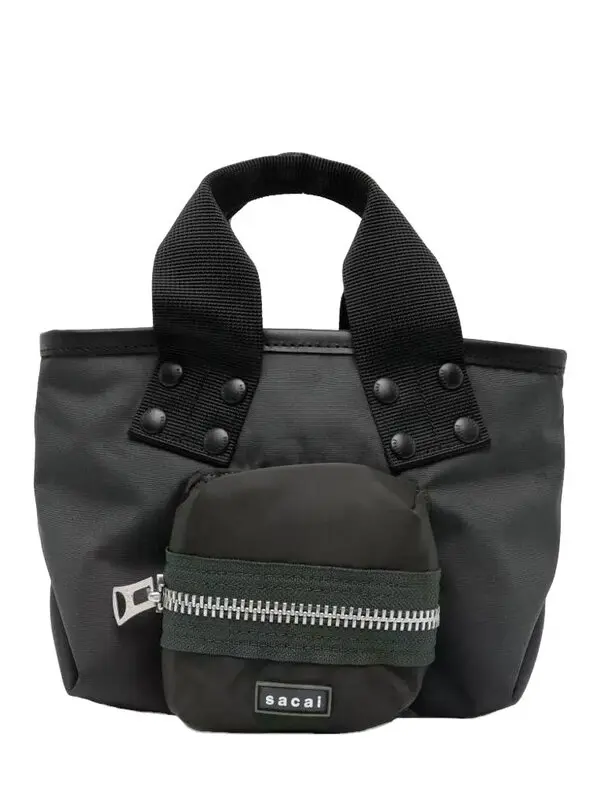 Sacai Multi-pocket Tote Bag - Grey
