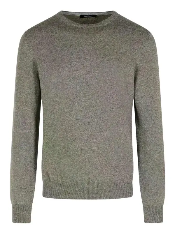 GRAN SASSO Cashmere Crew Neck Sweater - Brown