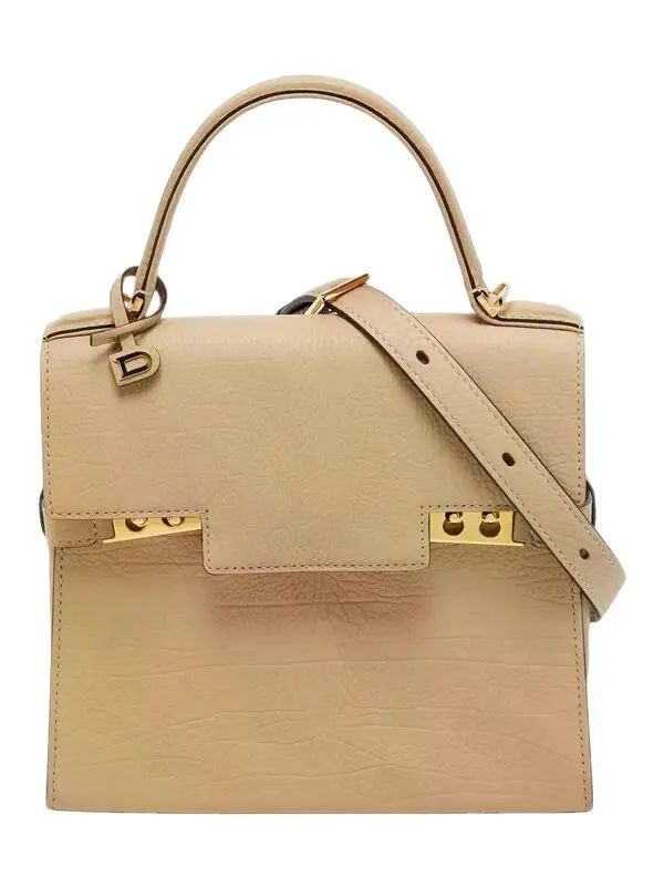 Delvaux Le Tempête Pm Top-handle Tote Bag - Neutrals