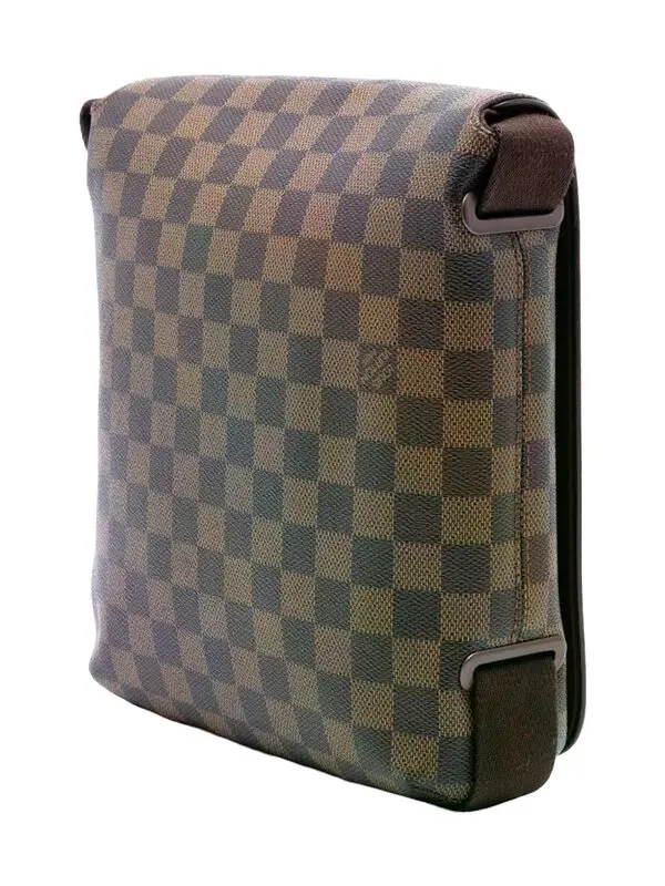 LOUIS VUITTON Damier Ebene Brooklyn Pm Crossbody Bag - Brown