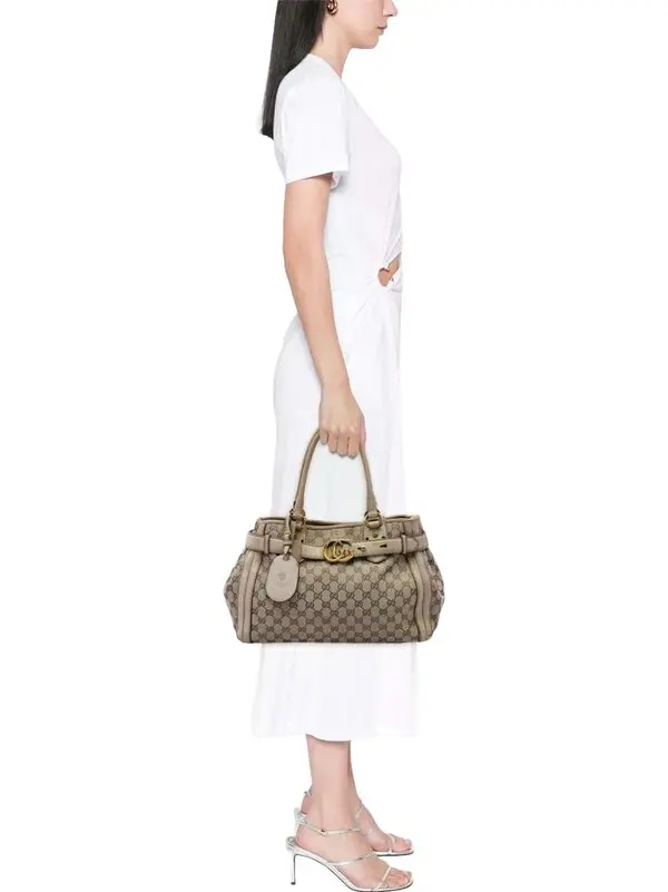 Gucci Gg Canvas Tote Bag - Neutrals