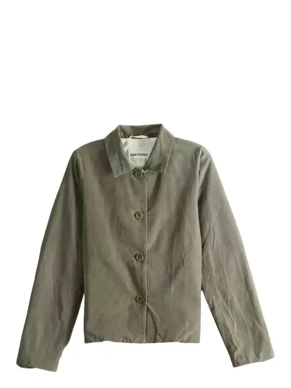 CASEY CASEY Button-fastening Jacket - Green