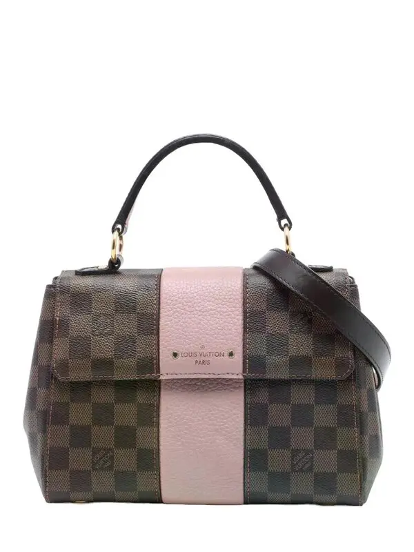 LOUIS VUITTON Damier Ebene Bond Street Bb Satchel - Brown