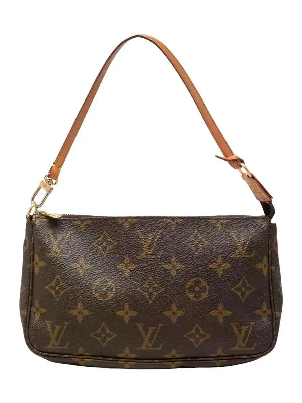 LOUIS VUITTON Monogram Pochette Accessoires Shoulder Bag - Brown