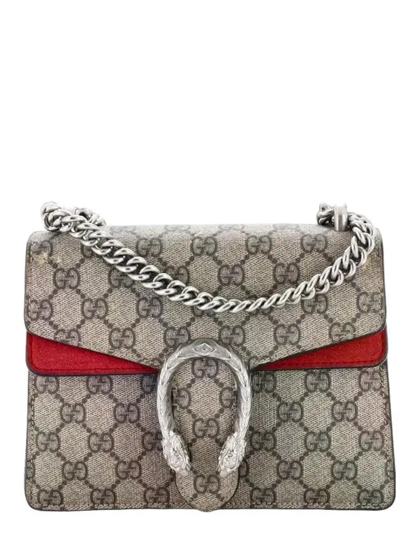 Gucci Dionysus Mini Crossbody Bag In Gg Coated Canvas - Brown