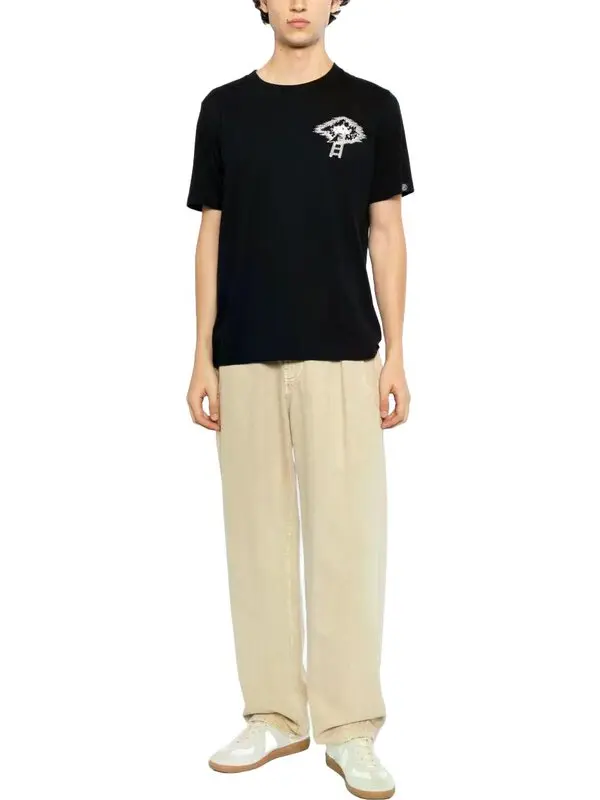 AGNES B. Graphic-print T-shirt - Black