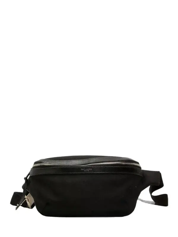 Saint Laurent Canvas Classic Belt Bag - Black