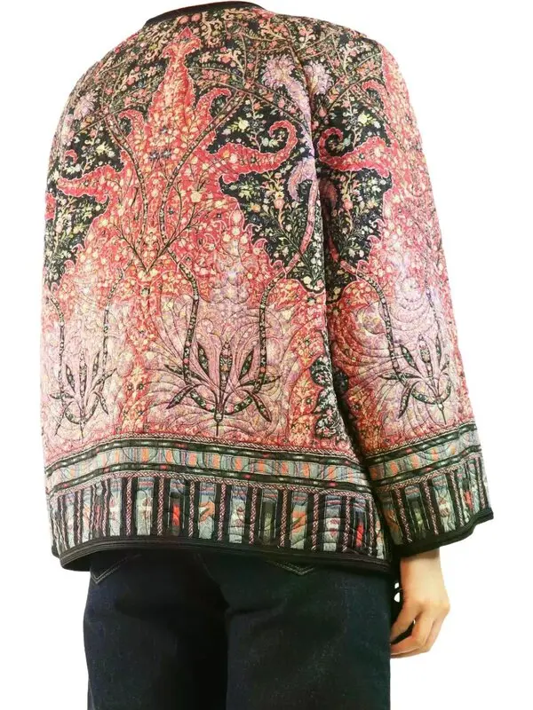 Etro Paisley Quilted Jacket - Pink