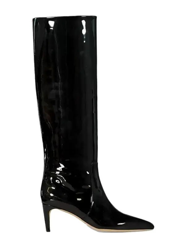 Paris Texas Patent Finish Knee-high Boots - Black