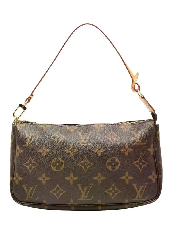 LOUIS VUITTON Monogram Pochette Accessoires Shoulder Bag - Brown