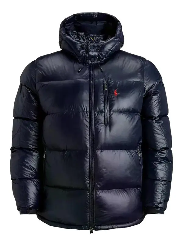 Polo Ralph Lauren Padded Jacket With Detachable Hood - Blue