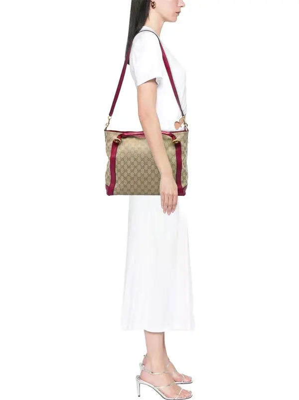Gucci 2016-2026 Gg Canvas Miss Gg Satchel - Neutrals