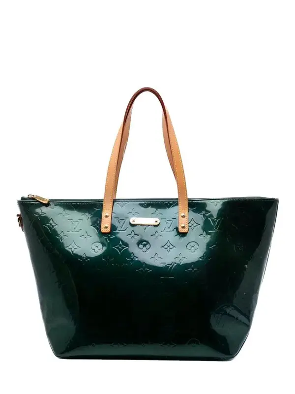 LOUIS VUITTON Monogram Vernis Bellevue Gm Handbag - Green