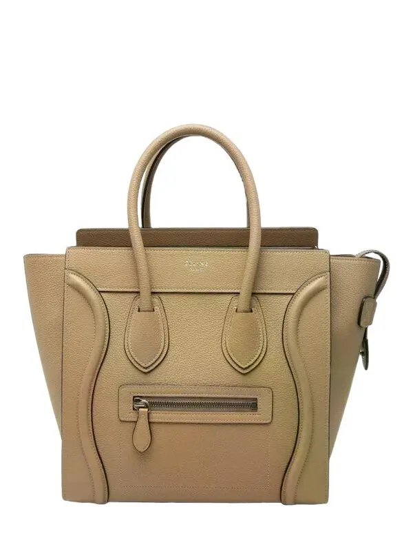 Celine Micro Luggage Tote Bag - Neutrals