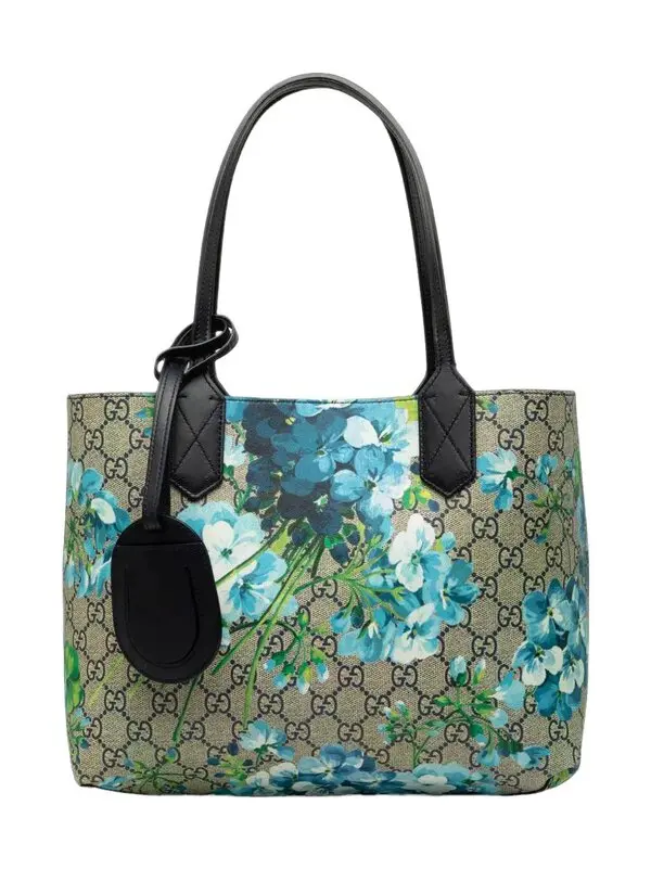 Gucci Gg Supreme Blooms Reversible Tote Bag - Neutrals