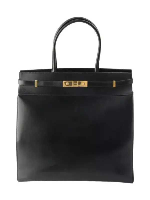 Saint Laurent Manhattan North South Shopper Tote Bag - Black