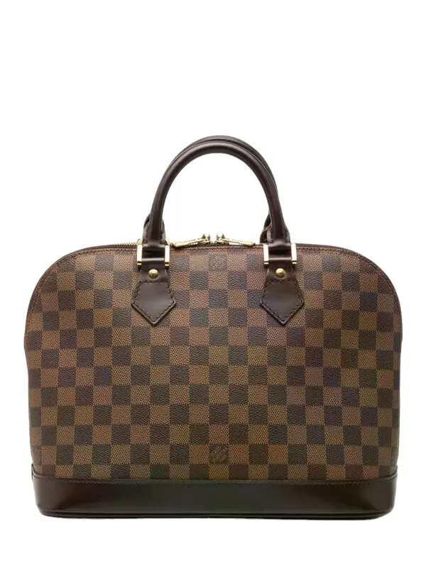 LOUIS VUITTON Damier Ebene Alma Pm Handbag - Brown