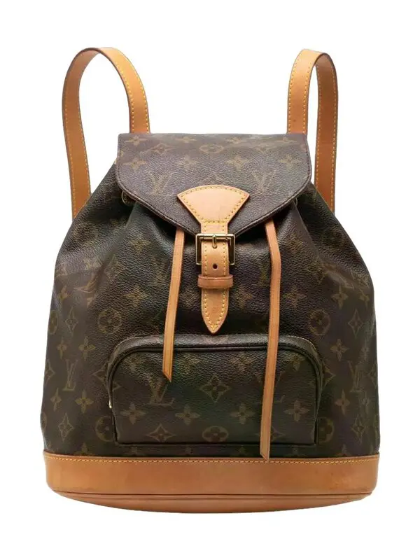 LOUIS VUITTON Monogram Montsouris Mm Backpack - Brown