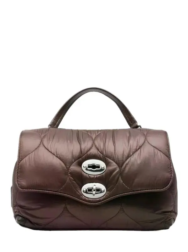 ZANELLATO Quilted Postina Clutch Bag - Brown