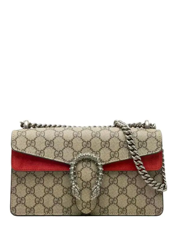 Gucci Gg Supreme Dionysus Crossbody Bag - Neutrals
