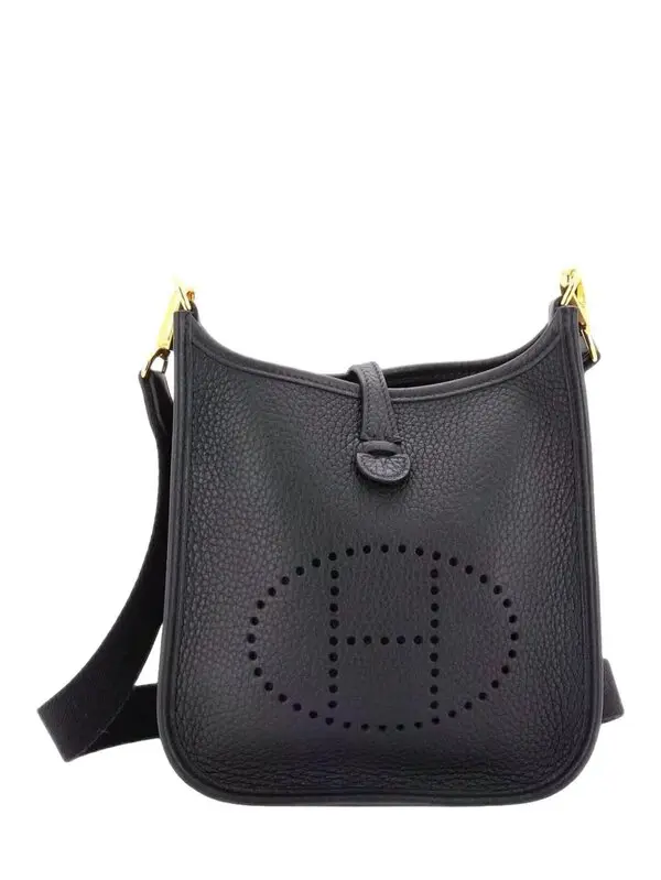 Hermès Evelyne Bag Gen Iii Clemence Tpm Crossbody Bag - Black