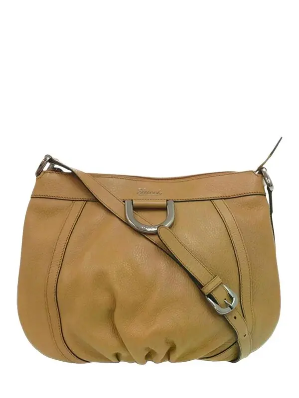 Gucci 2000-2015 Calfskin Abbey D Ring Cross Body Bag - Brown