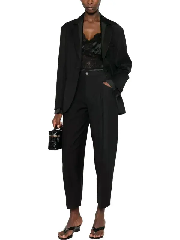 TELA Single-breasted Blazer - Black