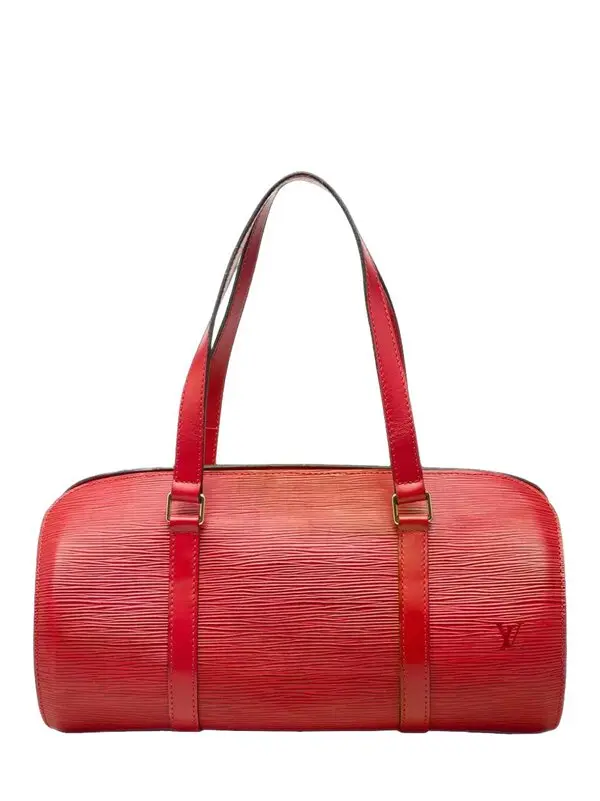 LOUIS VUITTON Epi Soufflot Handbag - Red