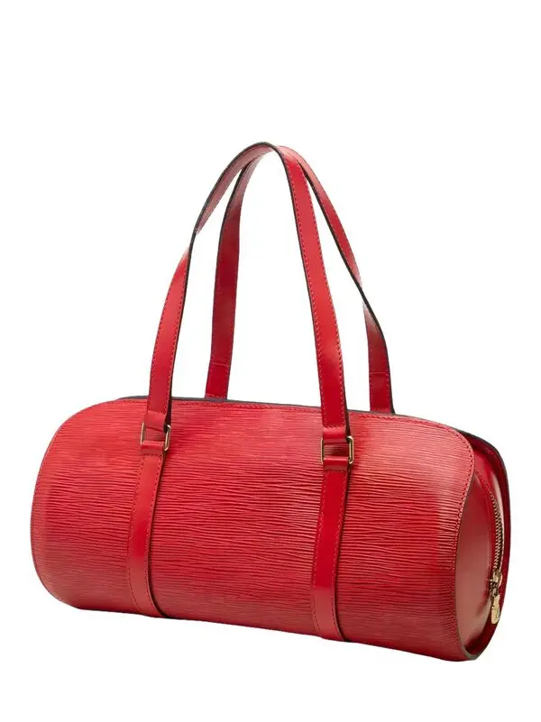 LOUIS VUITTON Epi Soufflot Handbag - Red